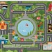 Beep Beep Digital 36 Inch Canvas Play Mat Panel by Michael Zindell for ...