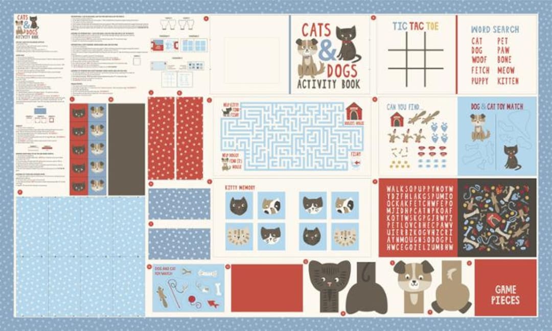 Dog Daze Panel Multi 60" X 36" by Stacy Iest Hsu for Moda Fabrics 20847 ...
