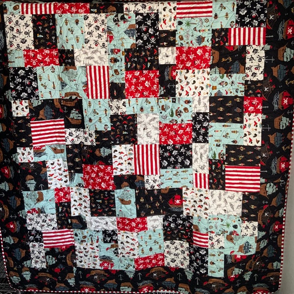 Pirate Quilt - Etsy