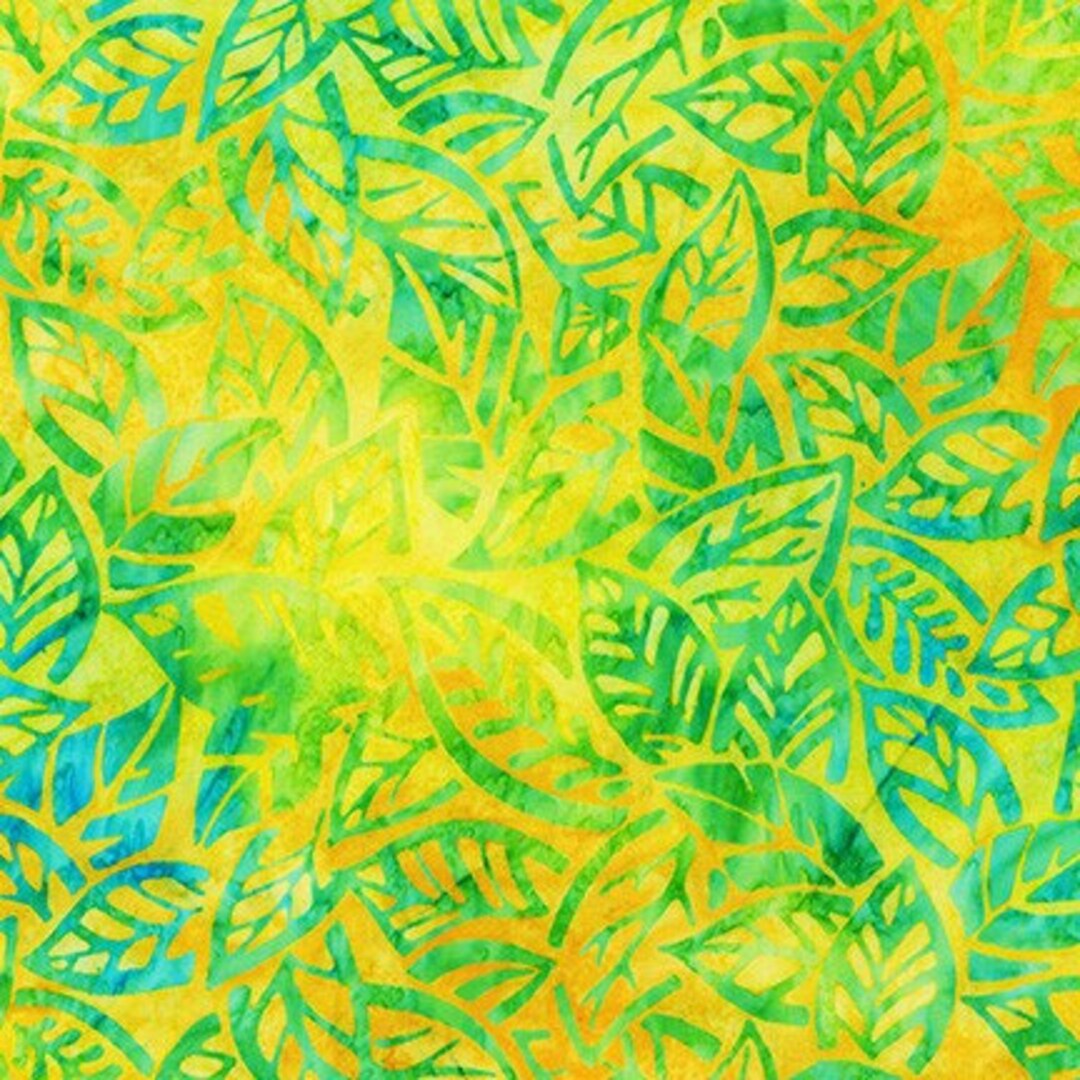 Summer Zest Batik by Lunn Studios for Robert Kaufman AMD-19534-50 LIME ...