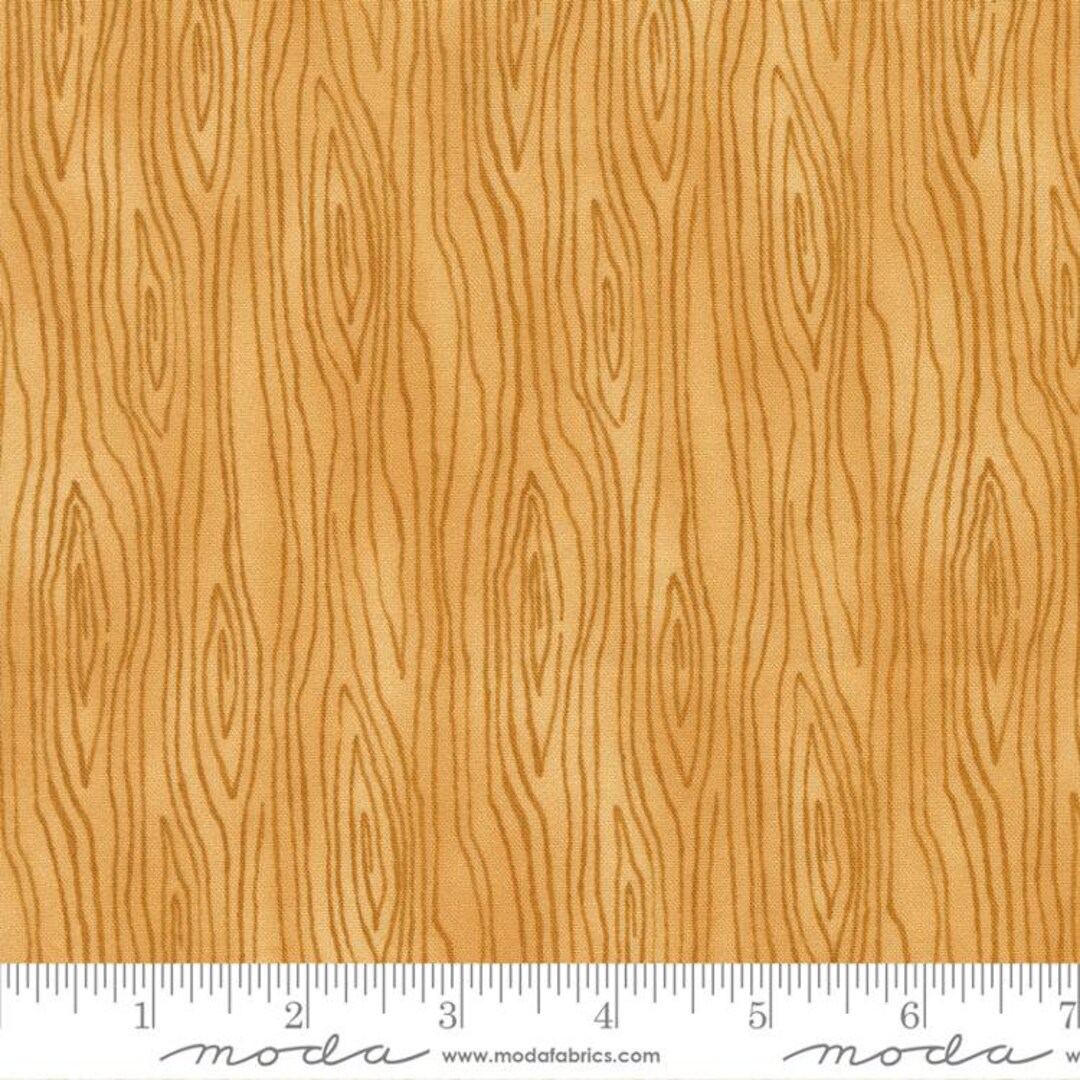 Harvest Wishes Woodgrain Light Pumpkin by Deb Strain for Moda Fabrics ...