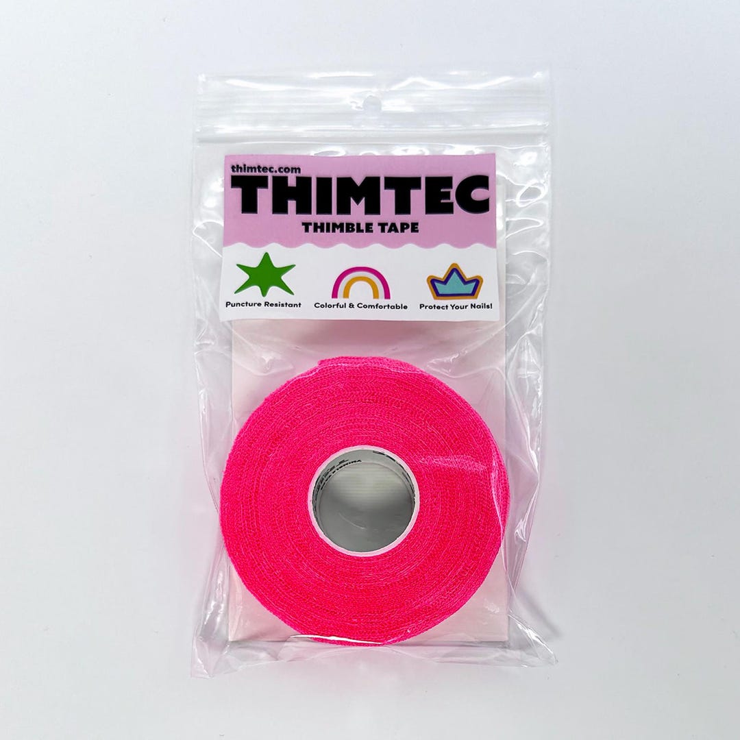 Thimtec Thimble Tape Neon Flamingo TP-PN1-NF-34IN - Etsy