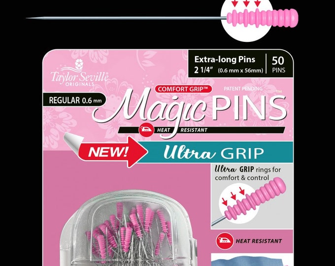 Magic Pins Patchwork Extra Fine 100ct , Quilting Sewing Pins 219591 - Etsy