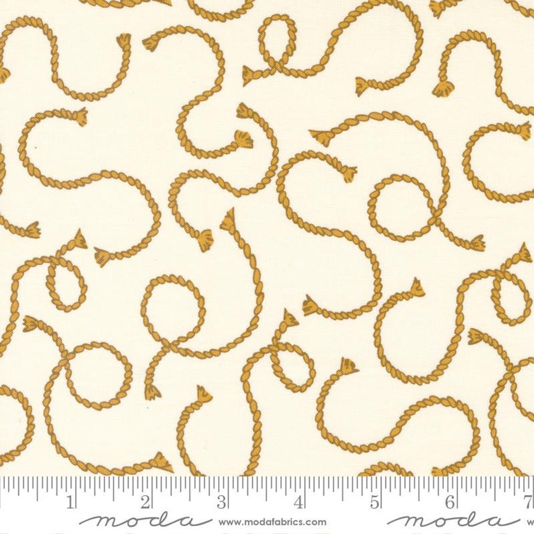 Ponderosa Open Range Ropes Natural by Stacy Iest Hsu for Moda Fabrics ...