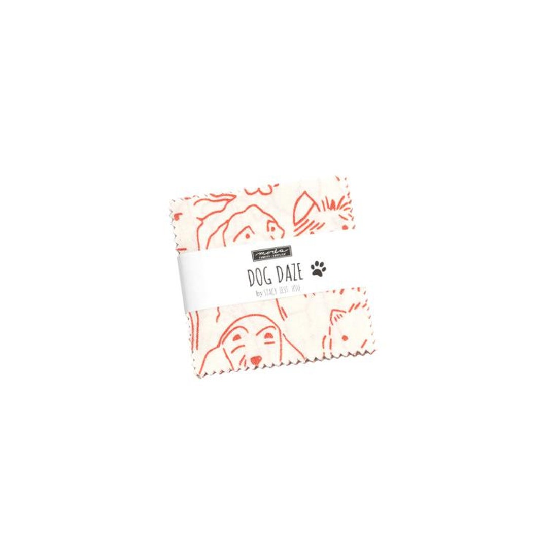 Dog Daze Mini Charm Pack 42 Pieces by Stacy Iest Hsu Designs for Moda ...