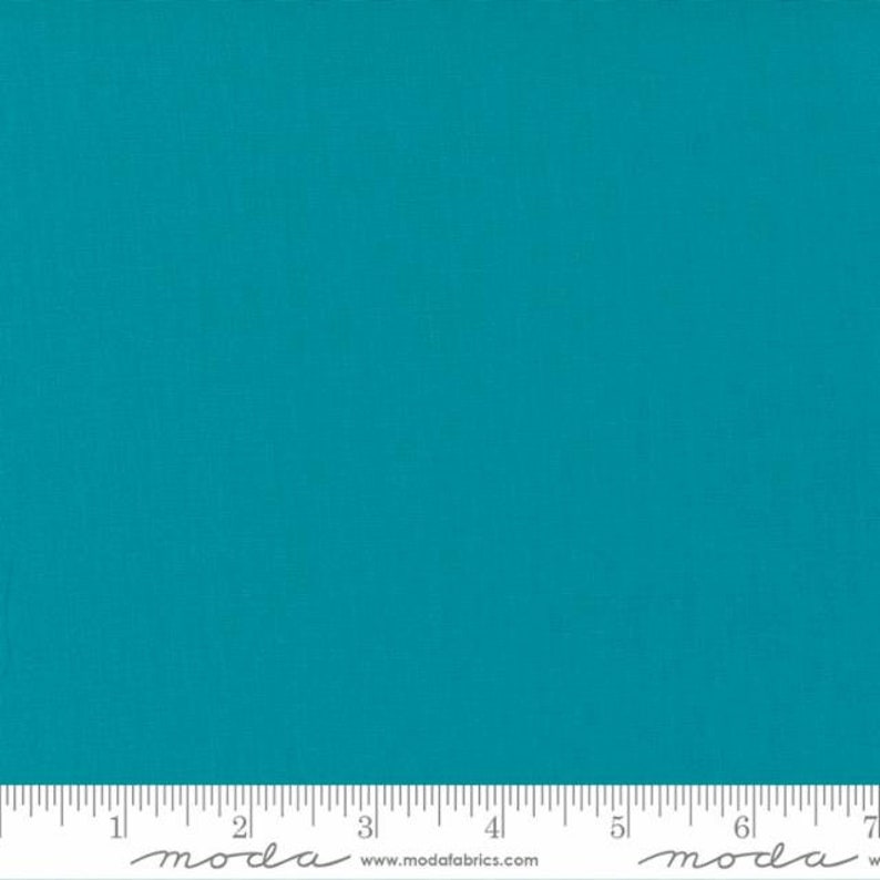 Turquoise Moda Bella Solid 9900 107 Fabric Sold in HALF YARD Increments ...