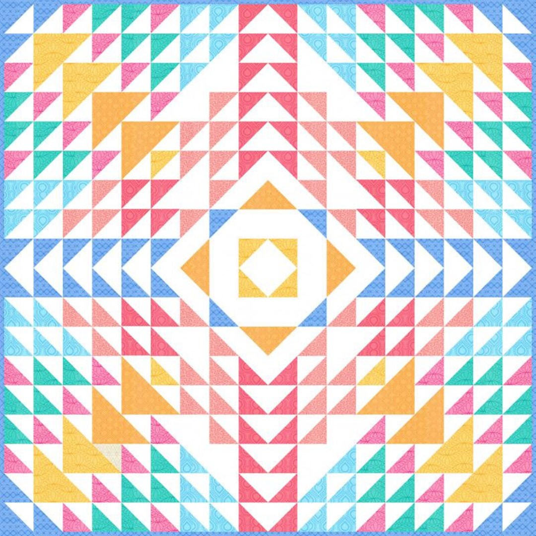 Rainbow Sherbet Quilt Kit by Sariditty for Moda Fabrics KIT45020 - Etsy