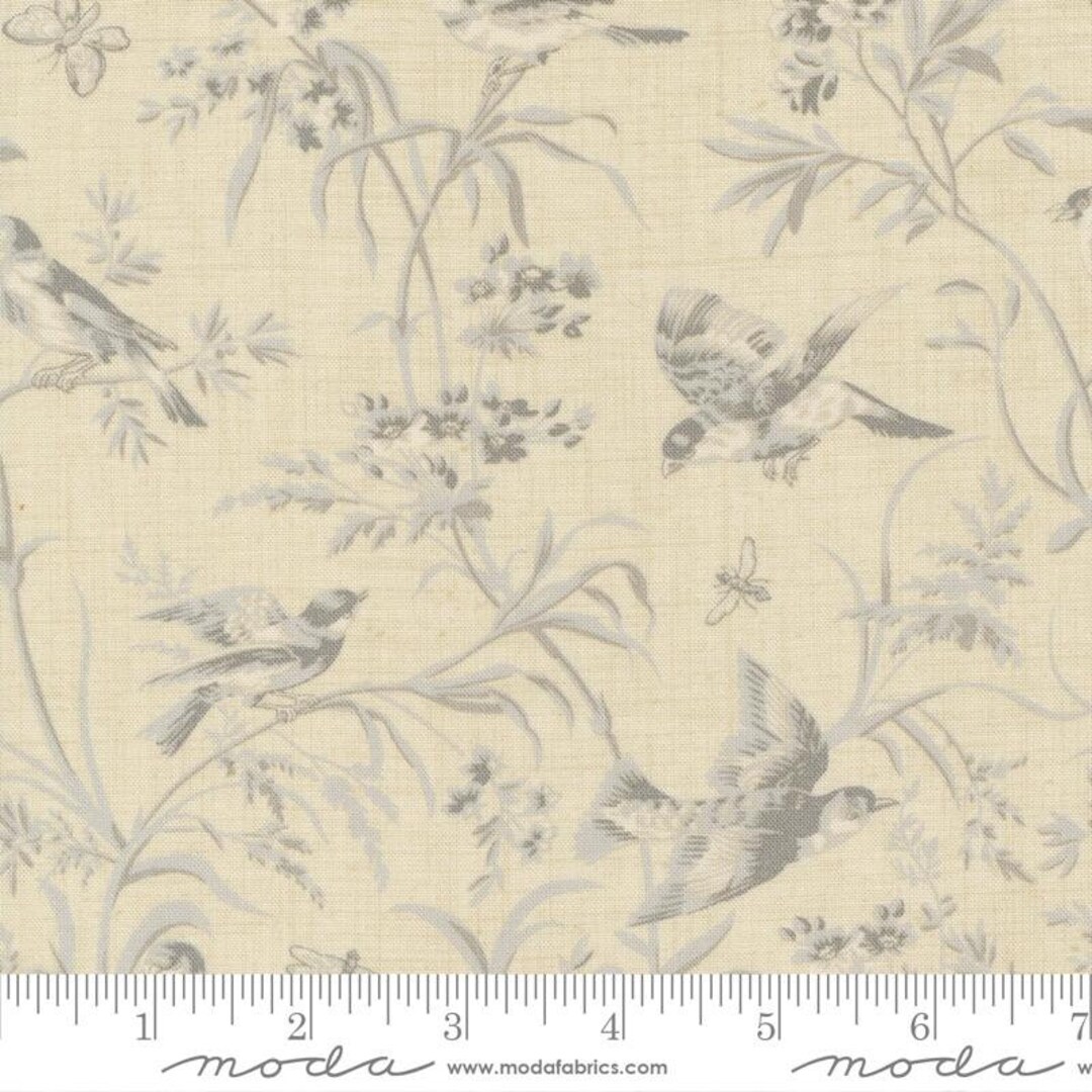 Antoinette Aviary Pearl Roche by French General for Moda Fabrics 13950 ...