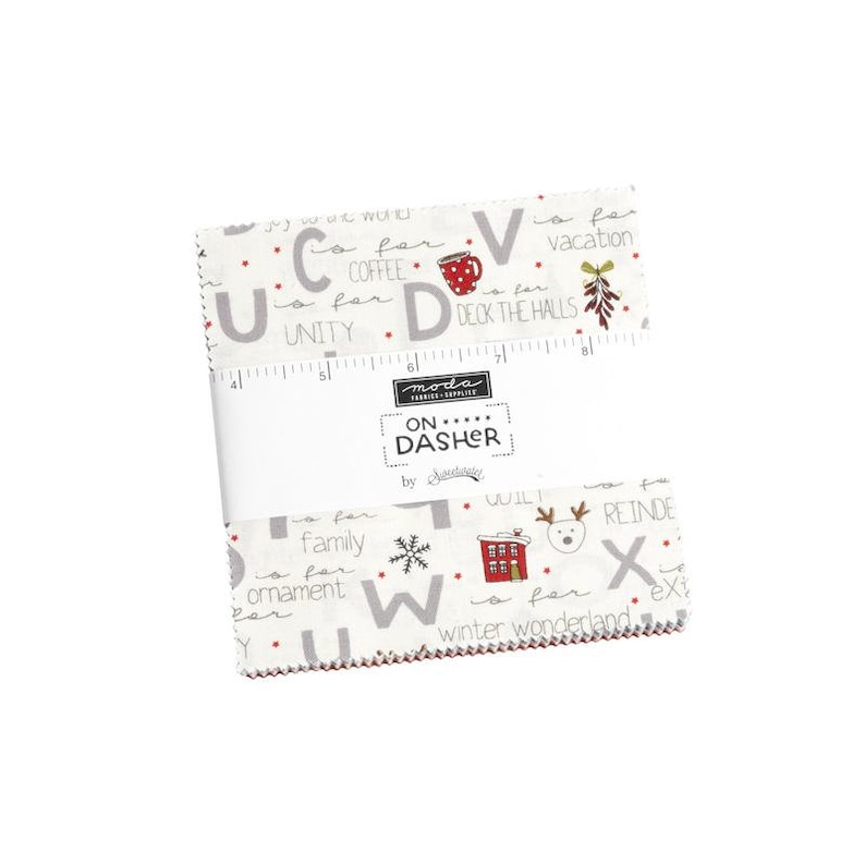On Dasher Charm Pack 42 Pieces by Sweetwater for Moda Fabrics 55660PP ...