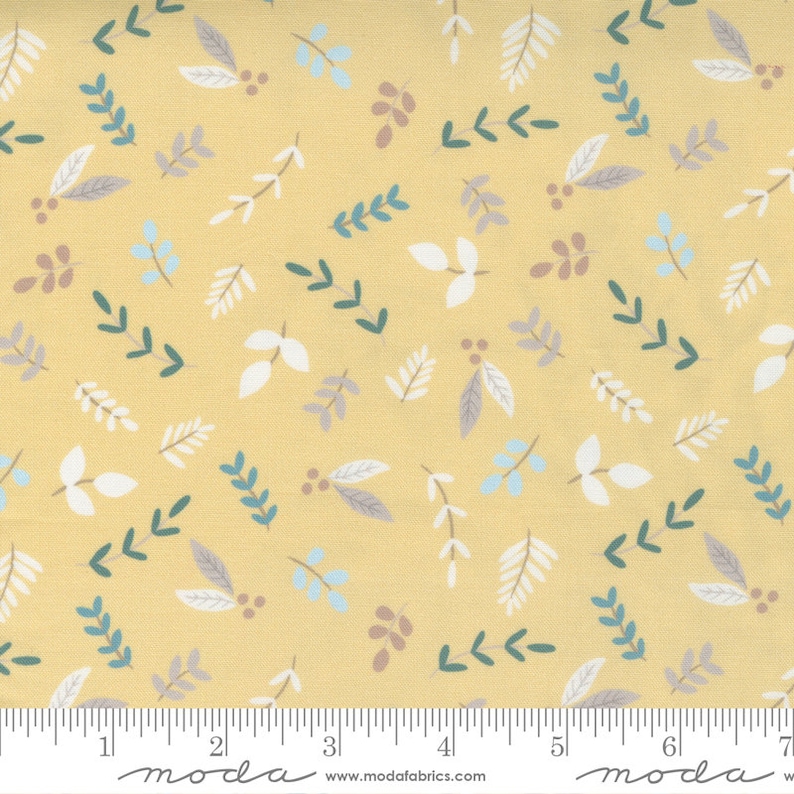 Little Ducklings Mustard by Paper and Cloth for Moda Fabrics, 25102 16 ...