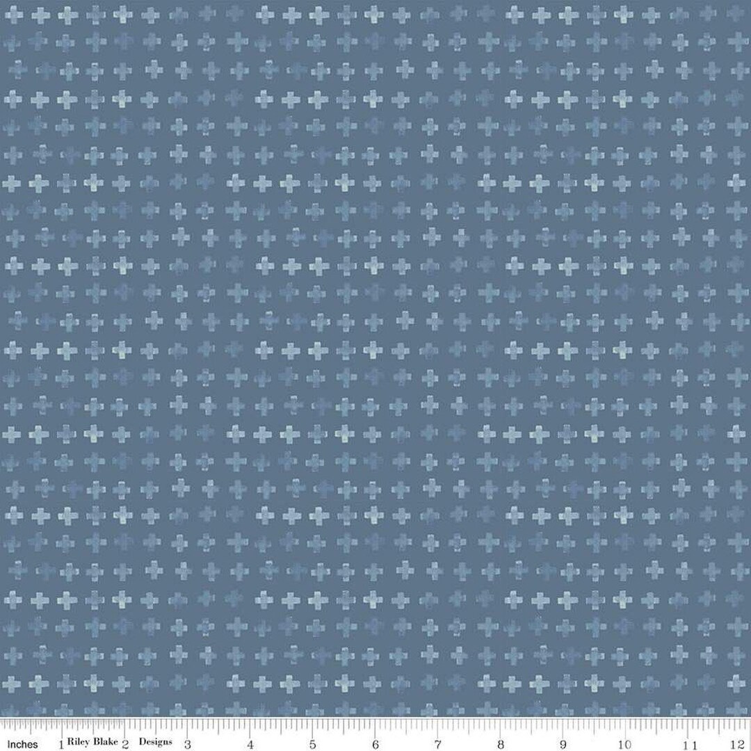 Blue Escape Coastal Texture Colonial by Lisa Audit for Riley Blake ...