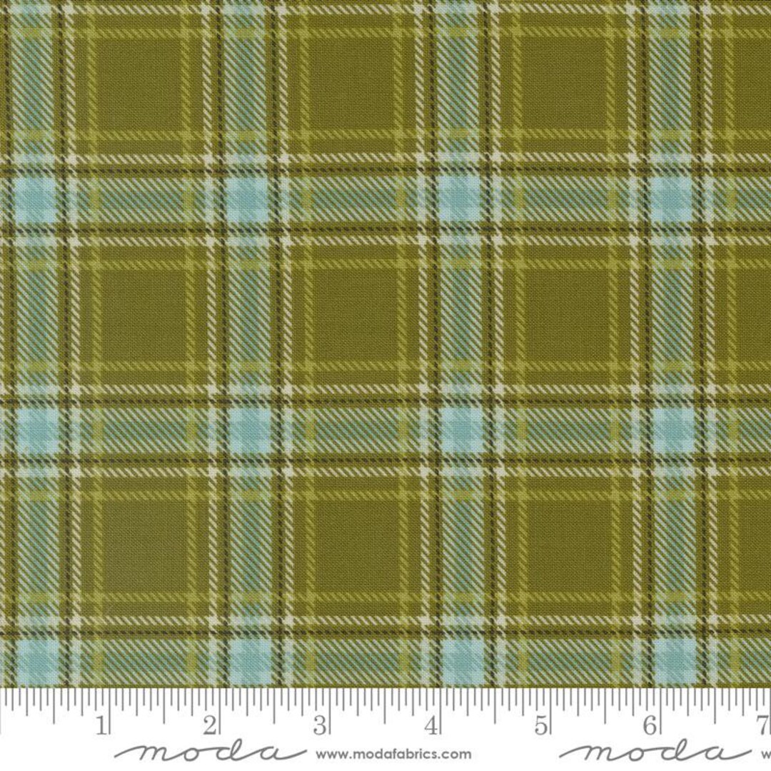 The Great Outdoors Cozy Plaid Forest by Stacy Iest Hsu for Moda Fabrics ...