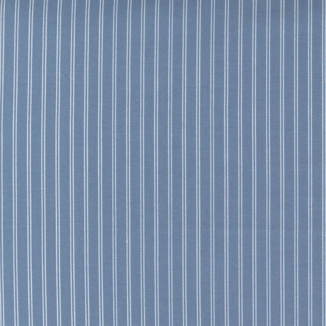 Nantucket Summer Stripes Lake by Camille Roskelley for Moda Fabrics ...