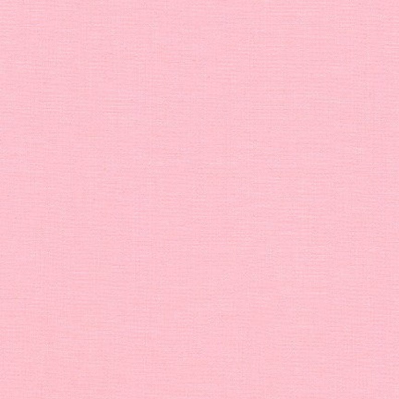 Baby Pink Kona Solid Cotton Robert Kaufman K001-189 Sold in HALF Yard ...