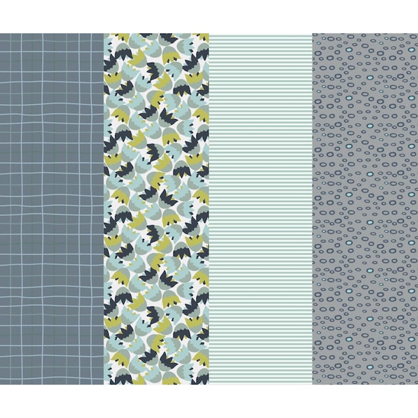 Jen Kingwell Greenstone Fabric - Etsy