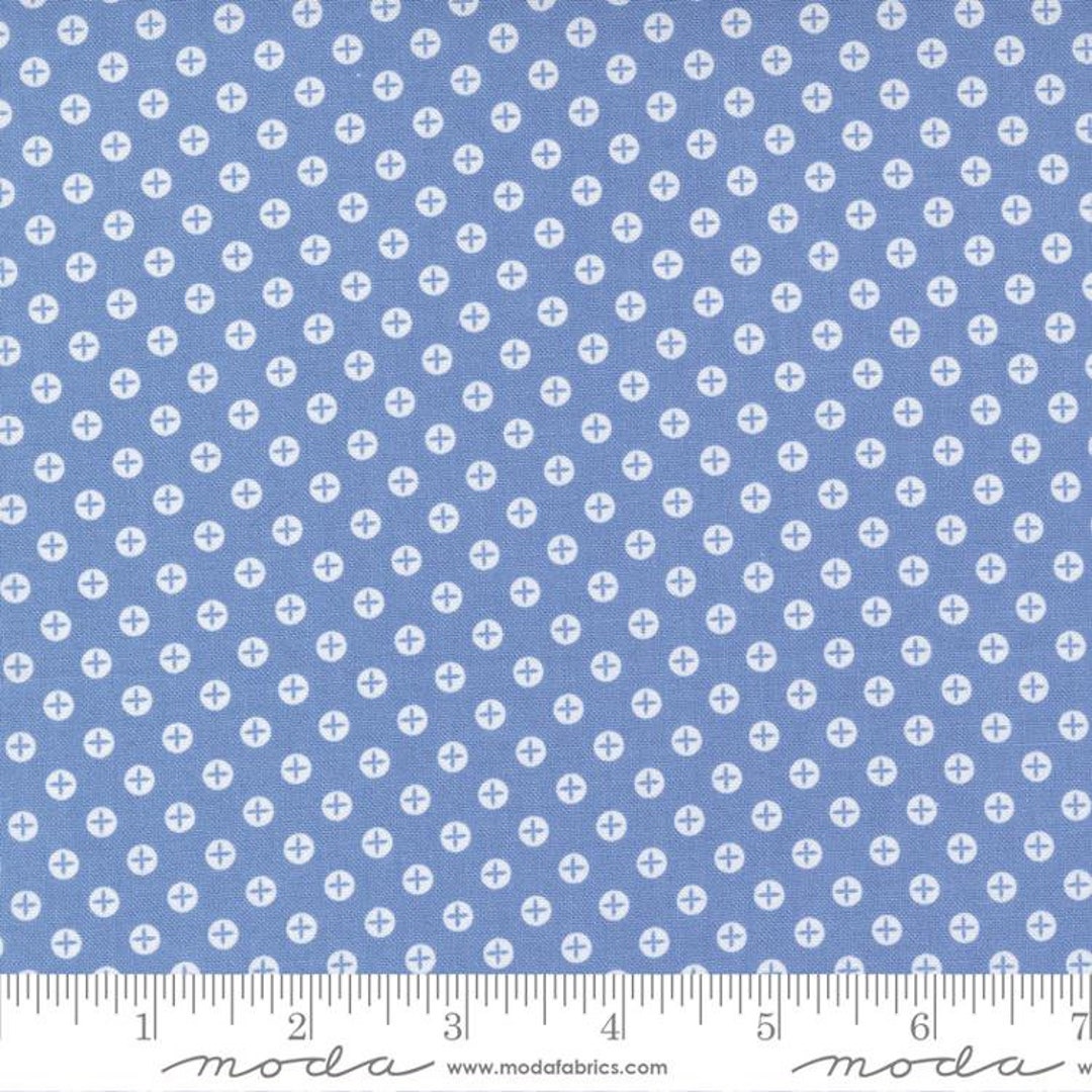 Sunwashed Pomegranate Dots Sky by Corey Yoder for Moda Fabrics 29166 40 ...