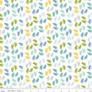 Sweet Baby Boy White Multi Colored Words by Lori Whitlock for Riley ...