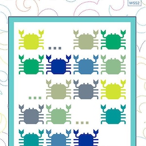 Feeling Crabby Quilt Kit by Wendy Sheppard- Includes Pattern and Fabric ...