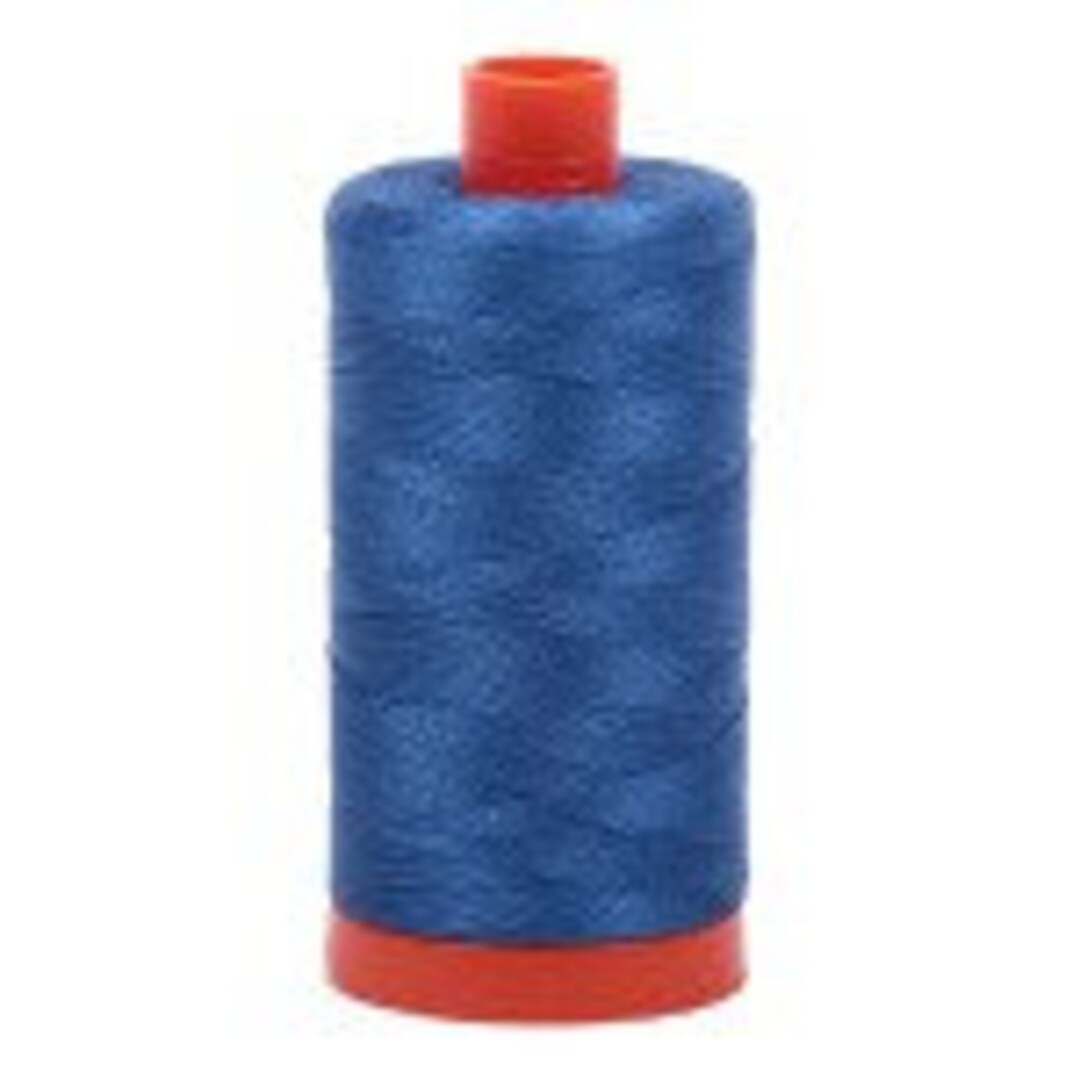 Delft Blue Aurifil Mako Cotton Thread Color 2730, 50 Wt, 1300m, 1 Spool ...