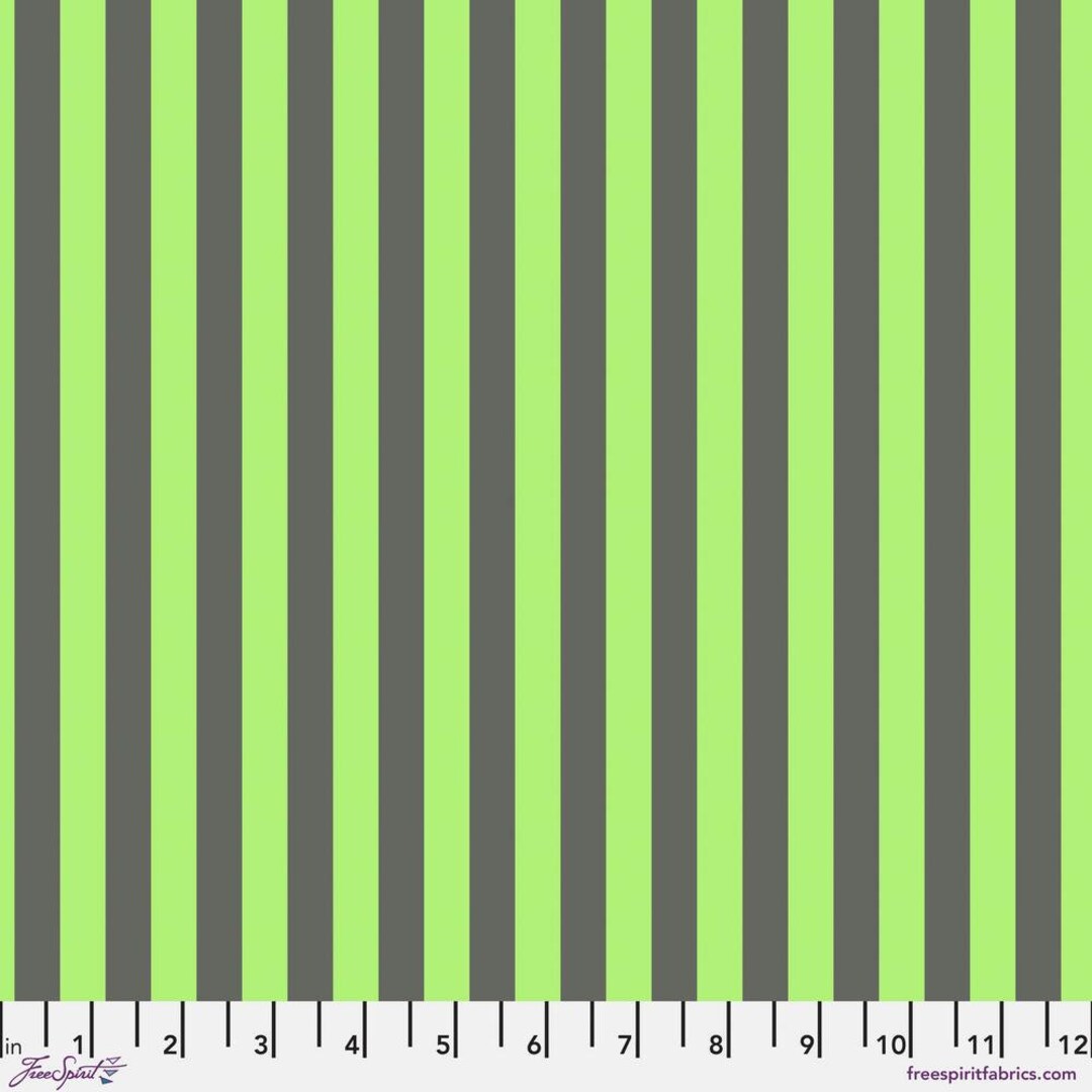 Tula Pink Neon Tent Stripes Karma for Free Spirit Fabrics, PWTP069 ...