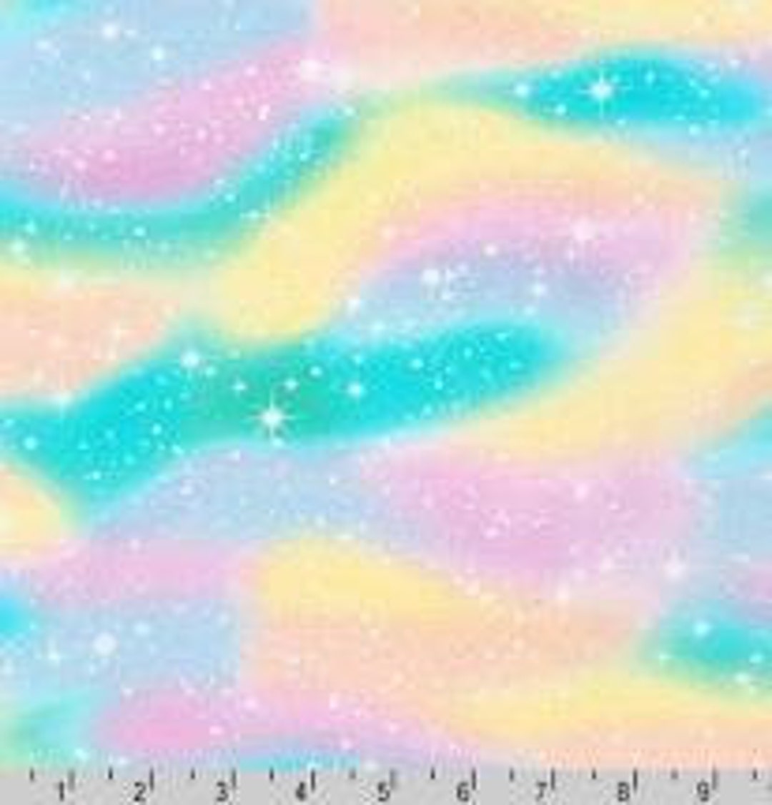 13" End of Bolt Pastel Enchanted Unicorns for Robert Kaufman, Unicorns ...