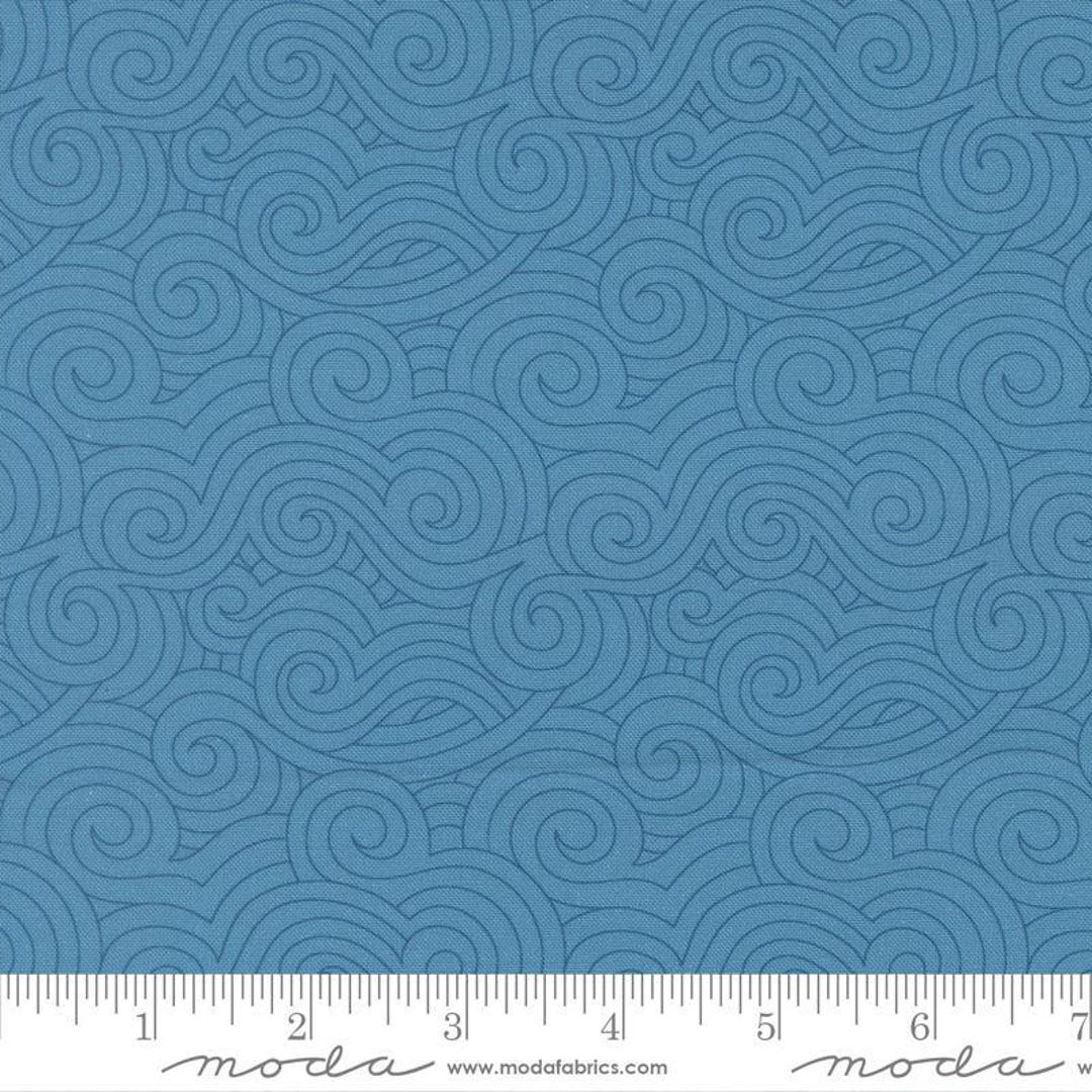 High Flight Turbulence Swirls Lake by Sariditty for Moda Fabrics 45065 ...