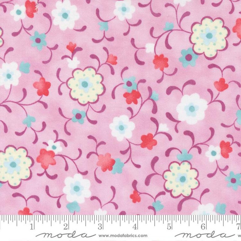 Jolie Little Darling Lilac by Chez Moi for Moda Fabrics 33694 14 This ...