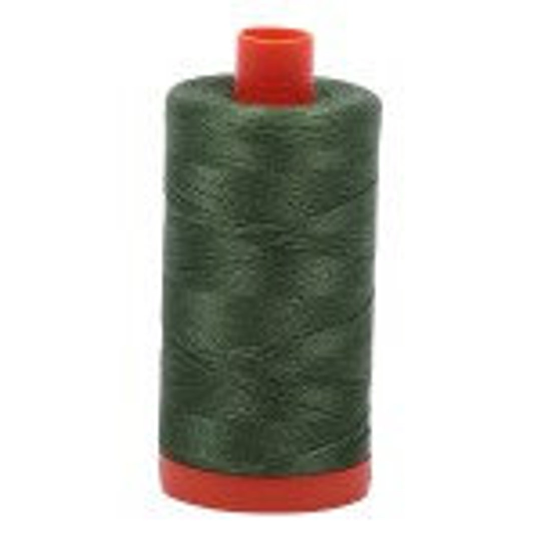 Very Dark Grass Green Aurifil Mako Cotton Thread Color 2890, 50 Wt ...