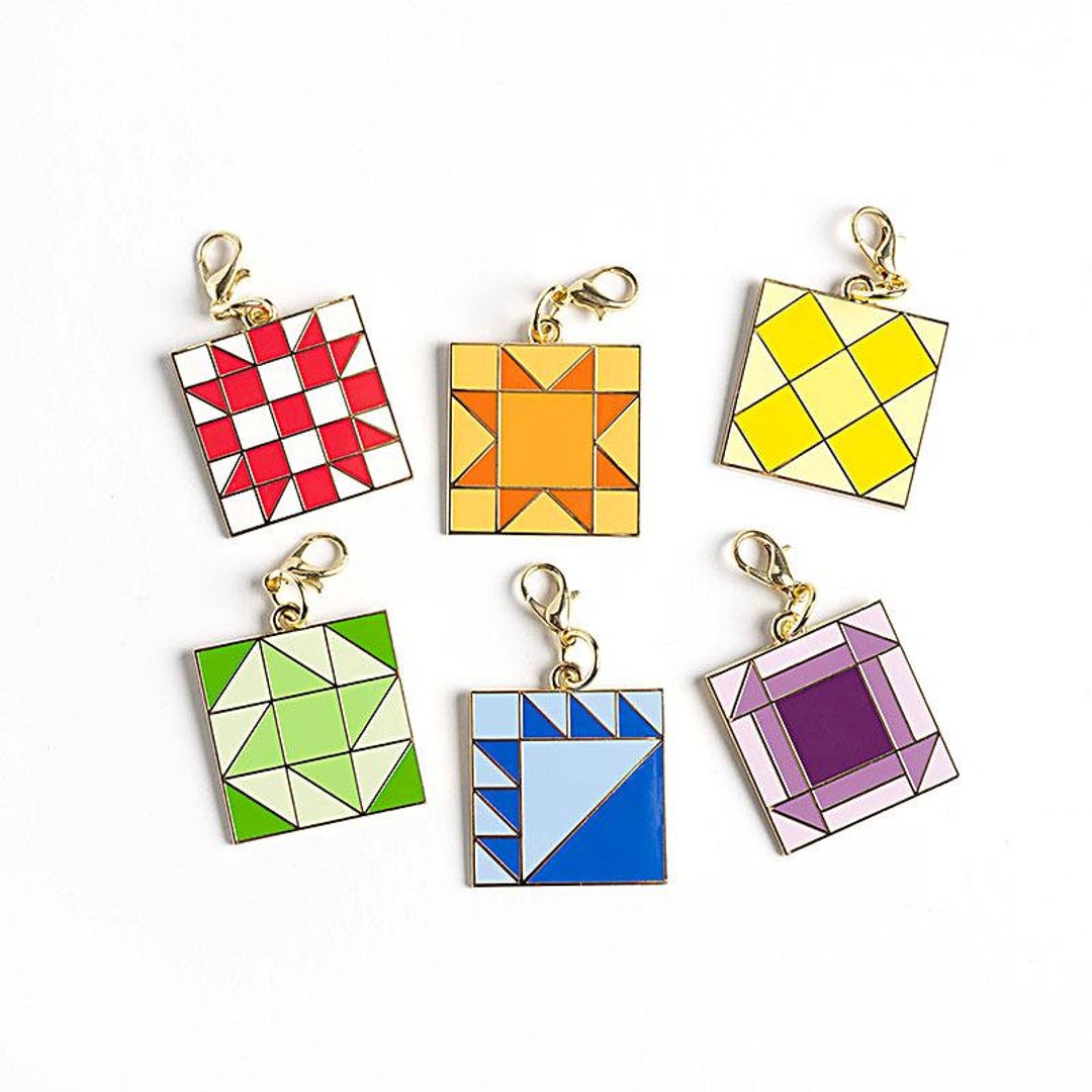Pouch Club Enamel Zipper Pulls by Chrissy Lux for Moda CL141 - Etsy