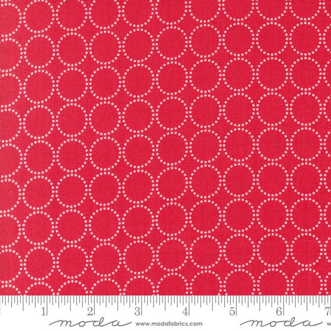 Coriander Colors Rings Red by Corey Yoder for Moda Fabrics 29200 22 ...