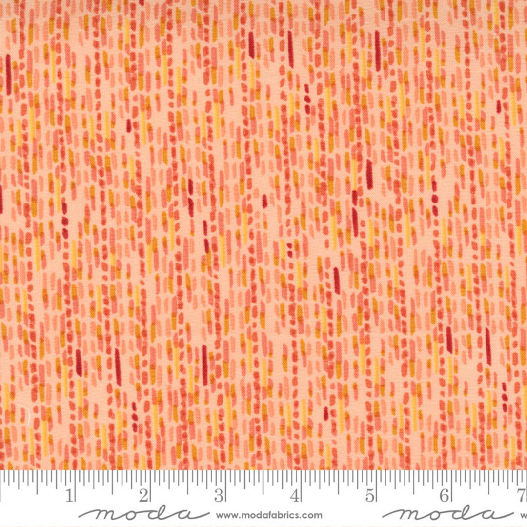 Carolina Lilies Peach by Robin Pickens for Moda Fabrics 48705 14 Sold ...