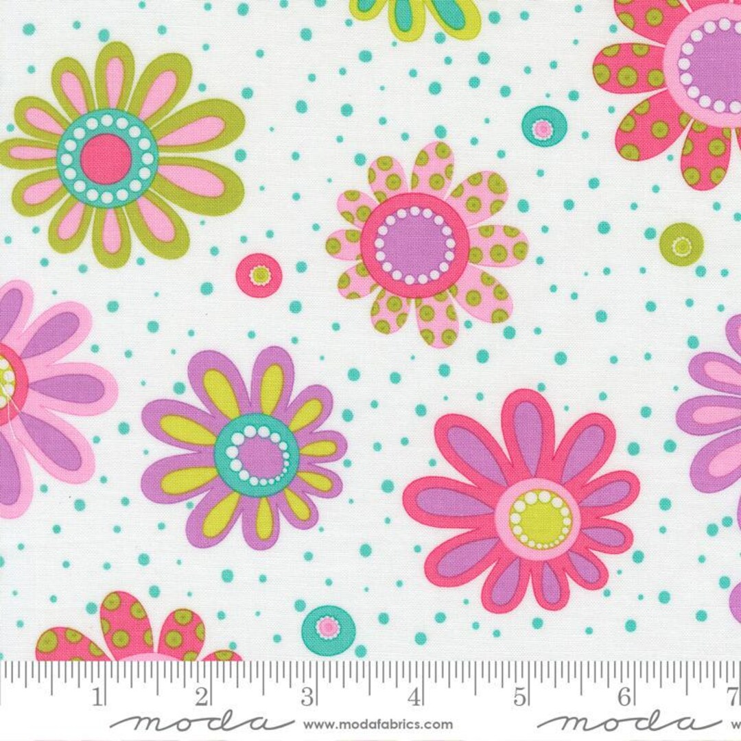 Pick Me! Flower Power Sugar by Me & My Sister Designs for Moda Fabrics ...