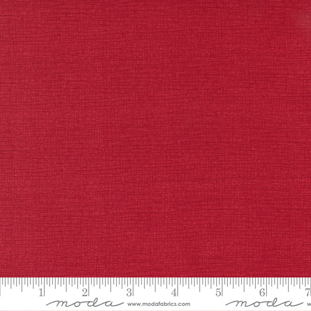 Thatched Ruby Carolina Lilies Ruby by Robin Pickens for Moda Fabrics ...