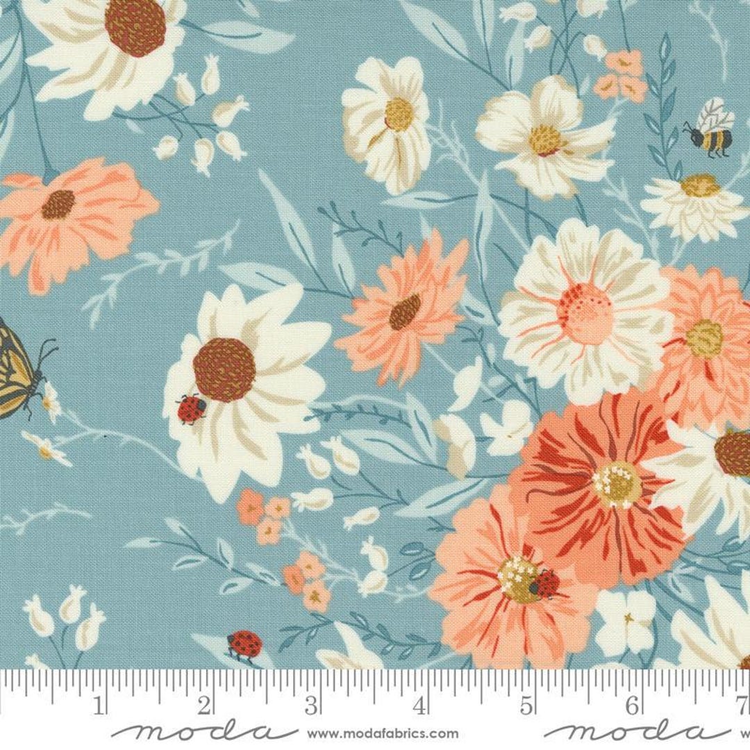 Farmstead Farm Fresh Mountain Stream by Stacy Iest Hsu for Moda Fabrics ...