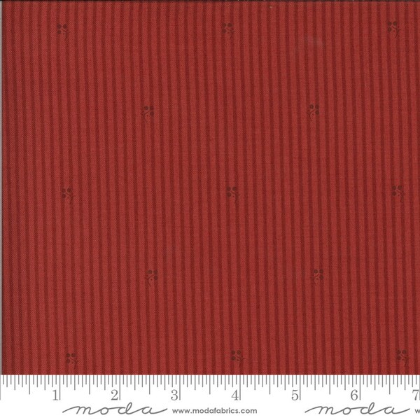 Red Striped Fabric - Etsy