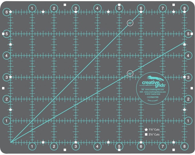 Creative Grids Self-healing Double Sided Rotary Cutting Mat 6" X 8 ...