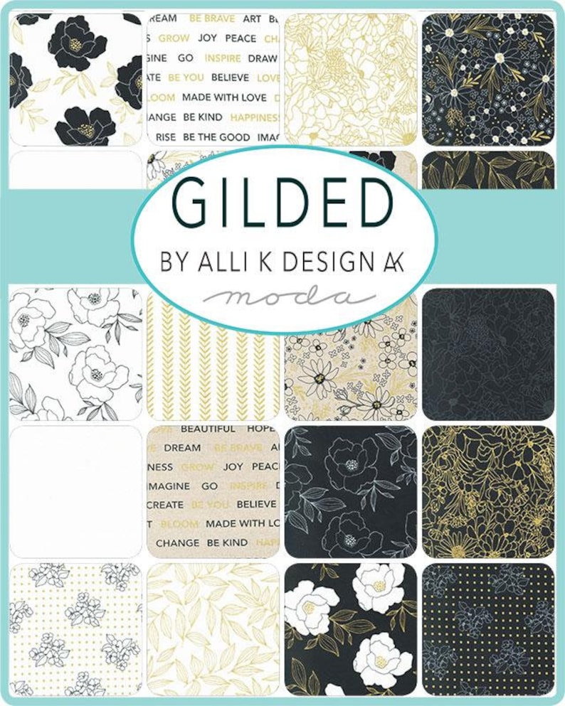 Gilded Charm Pack by Alli K Design for Moda Fabrics 11530PP - Etsy
