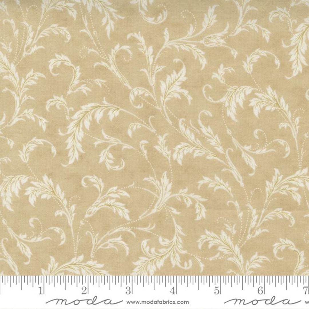 Poinsettia Plaza Parchment by 3 Sisters for Moda Fabrics 44293 21 Sold ...