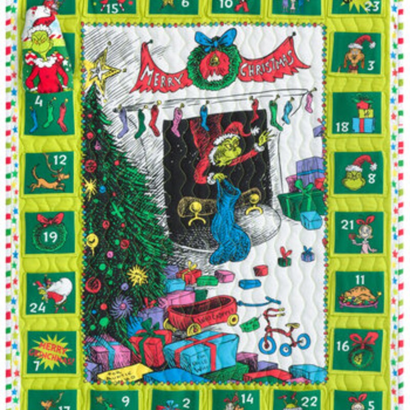 Grinch Quilt Kit - Etsy
