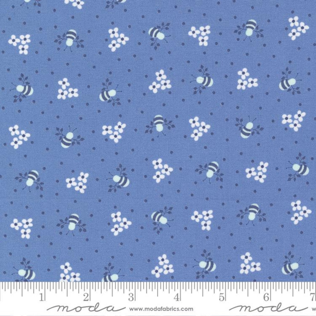 Sunwashed Busy Bee Sky by Corey Yoder for Moda Fabrics 29163 20 This ...