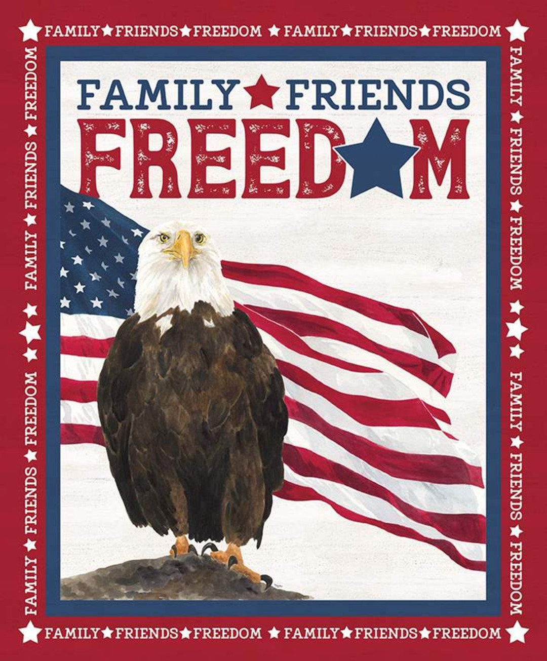 Let Freedom Soar Family, Friends & Freedom Panel by Tara Reed for Riley ...