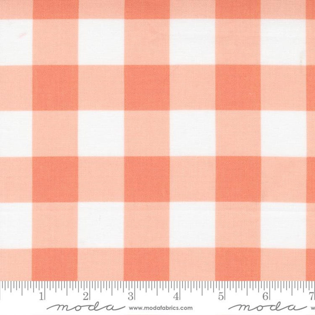 Sunwashed Plaid Coral by Corey Yoder for Moda Fabrics 29165 18 This ...