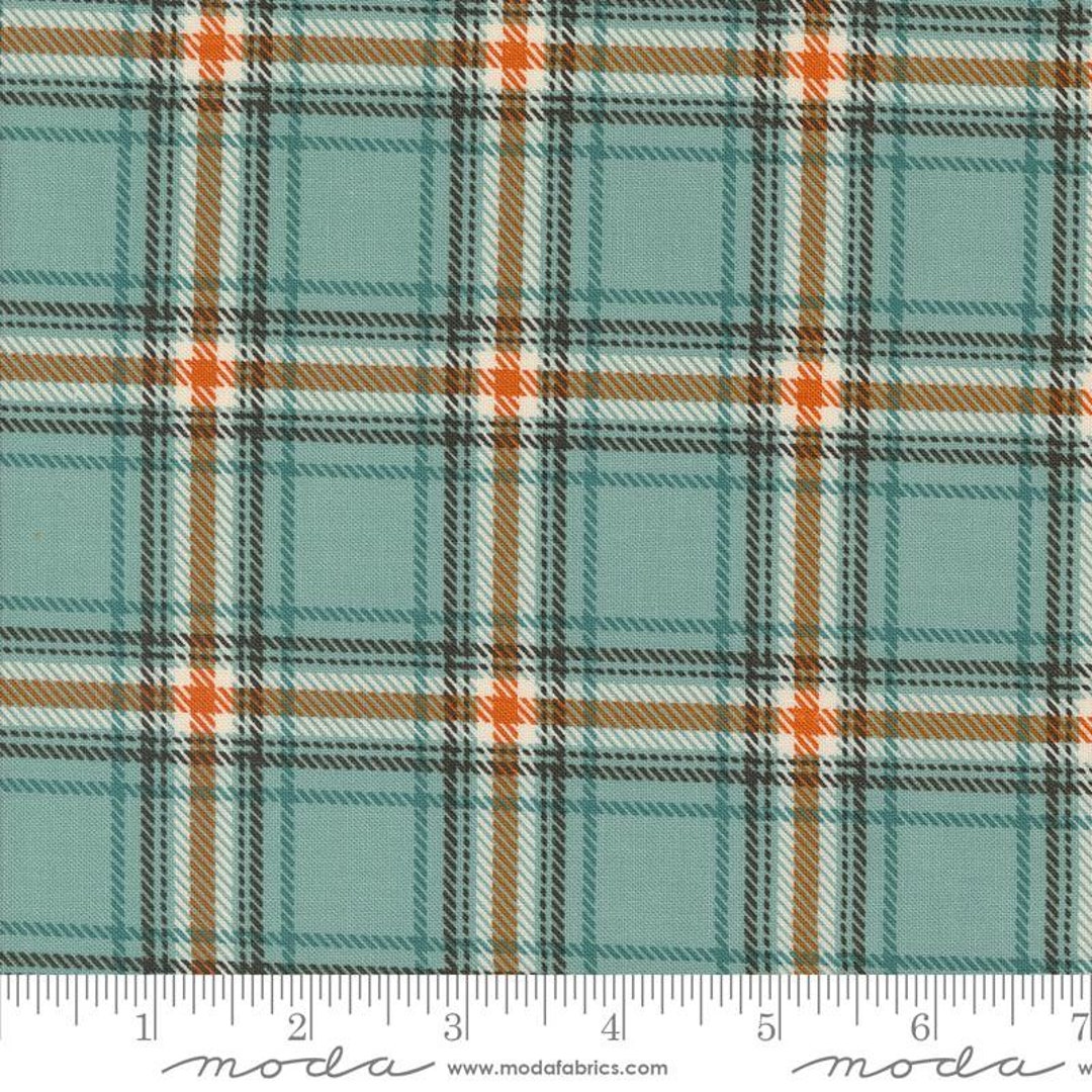 The Great Outdoors Cozy Plaid Sky by Stacy Iest Hsu for Moda Fabrics ...