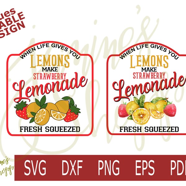 Lemonade Svg - Etsy