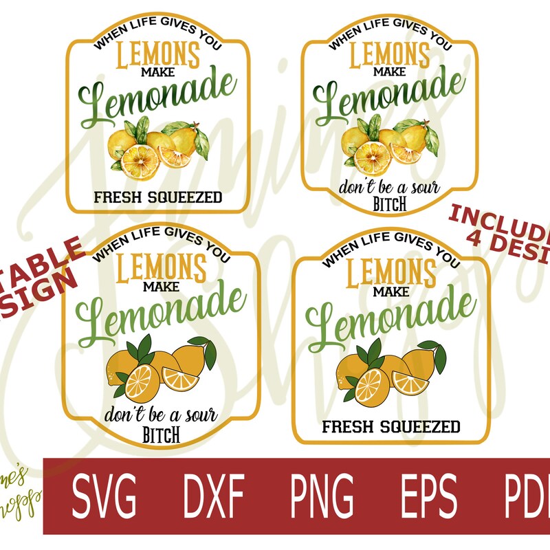 Lemonade Svg - Etsy