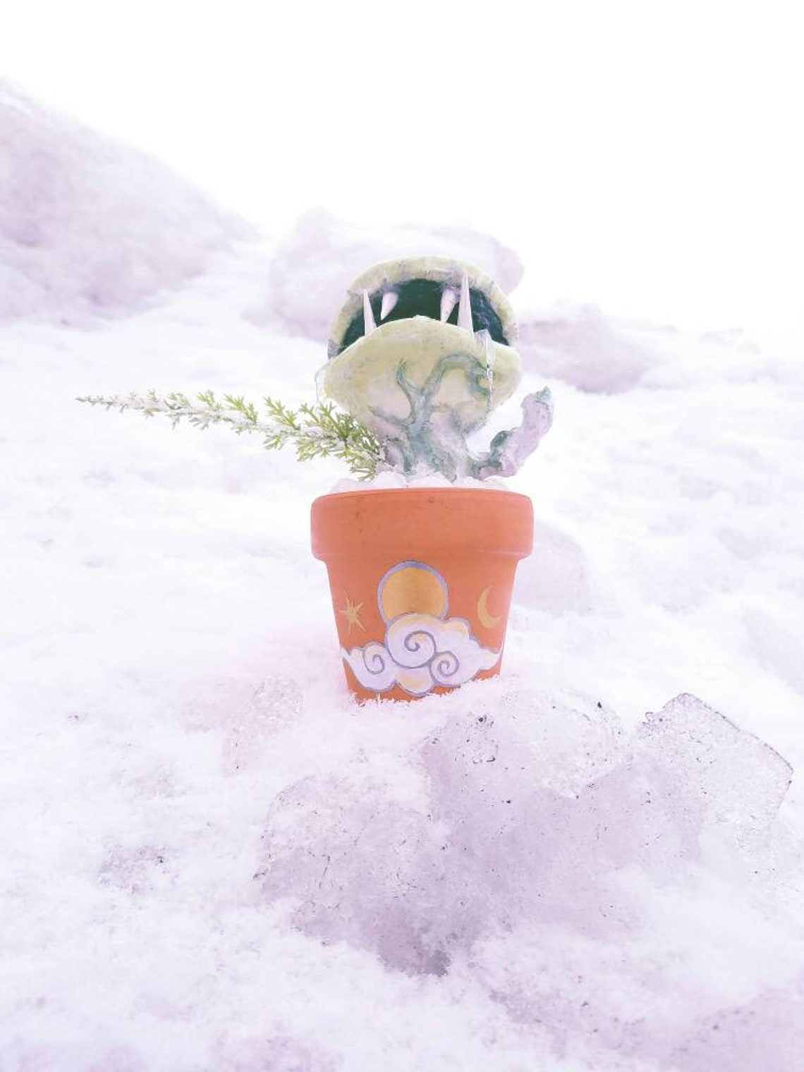 Abominable Snowplant Abominable Snowman Snow Plant - Etsy