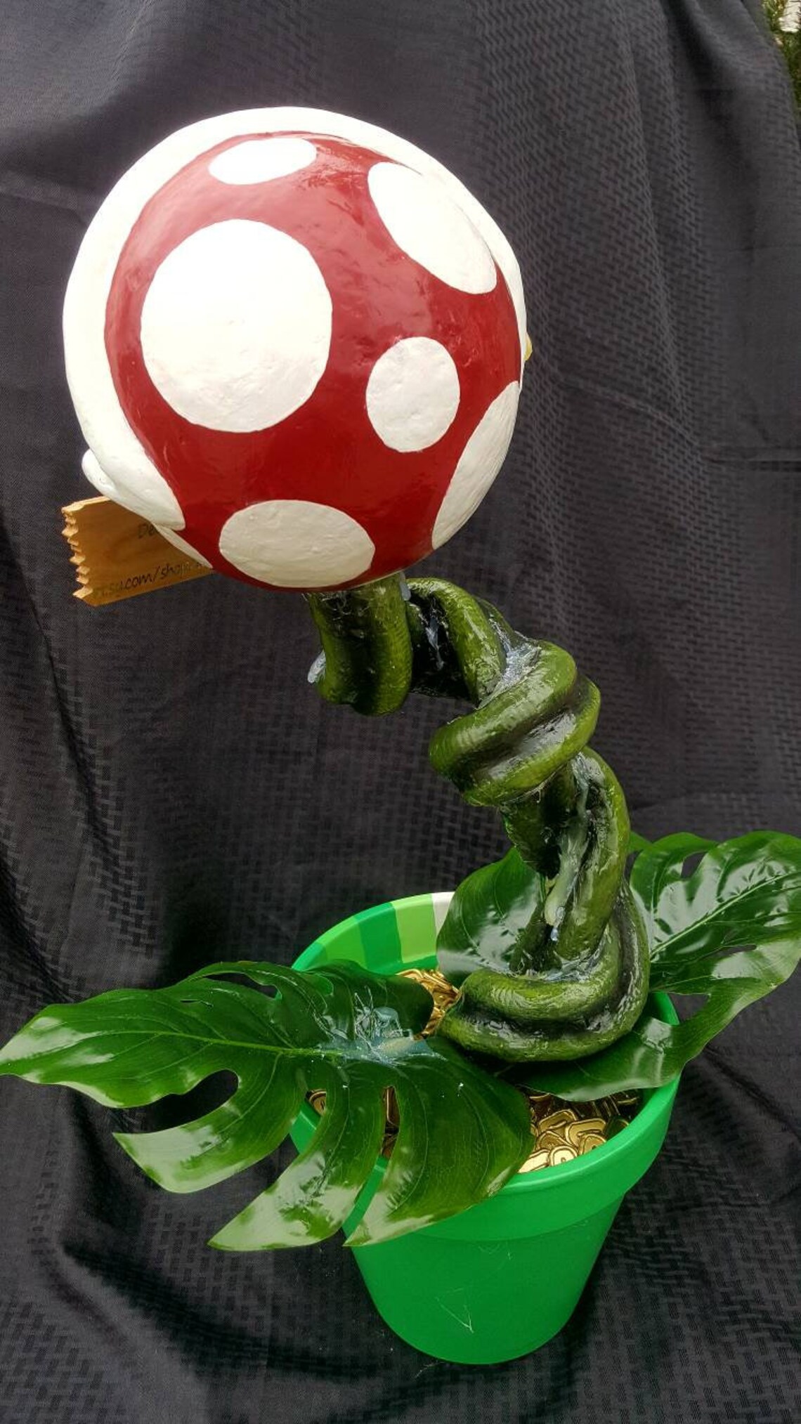 Mario piranha plant super mario brothers plant sewer plant | Etsy