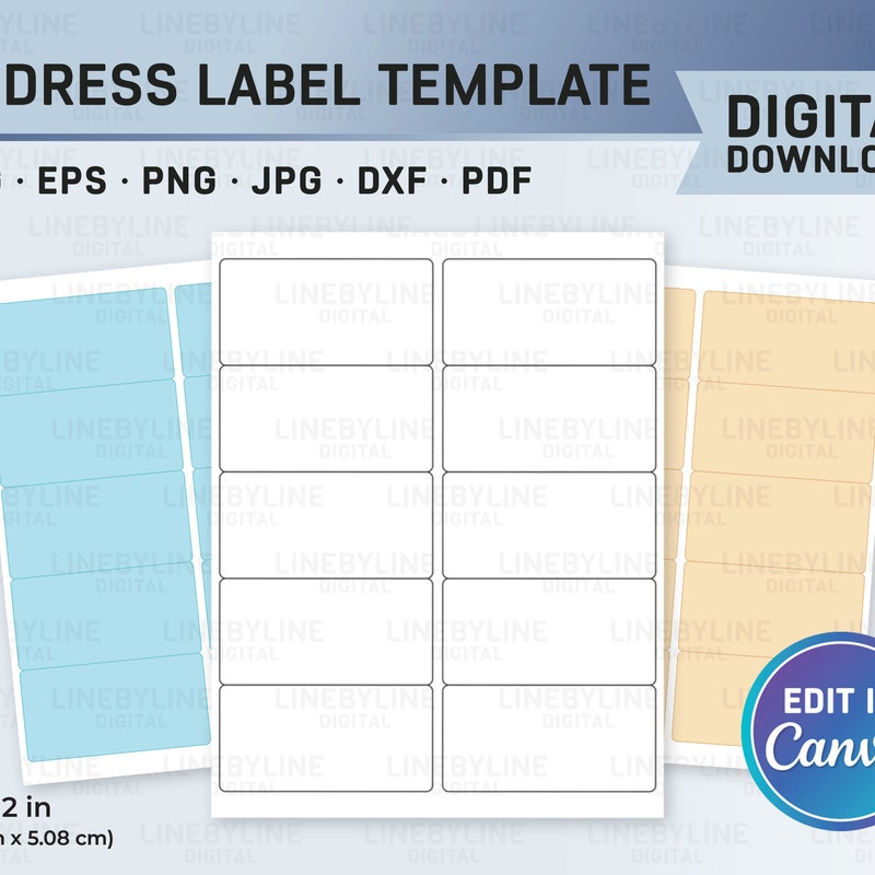 Christmas 4x2 Labels - Etsy