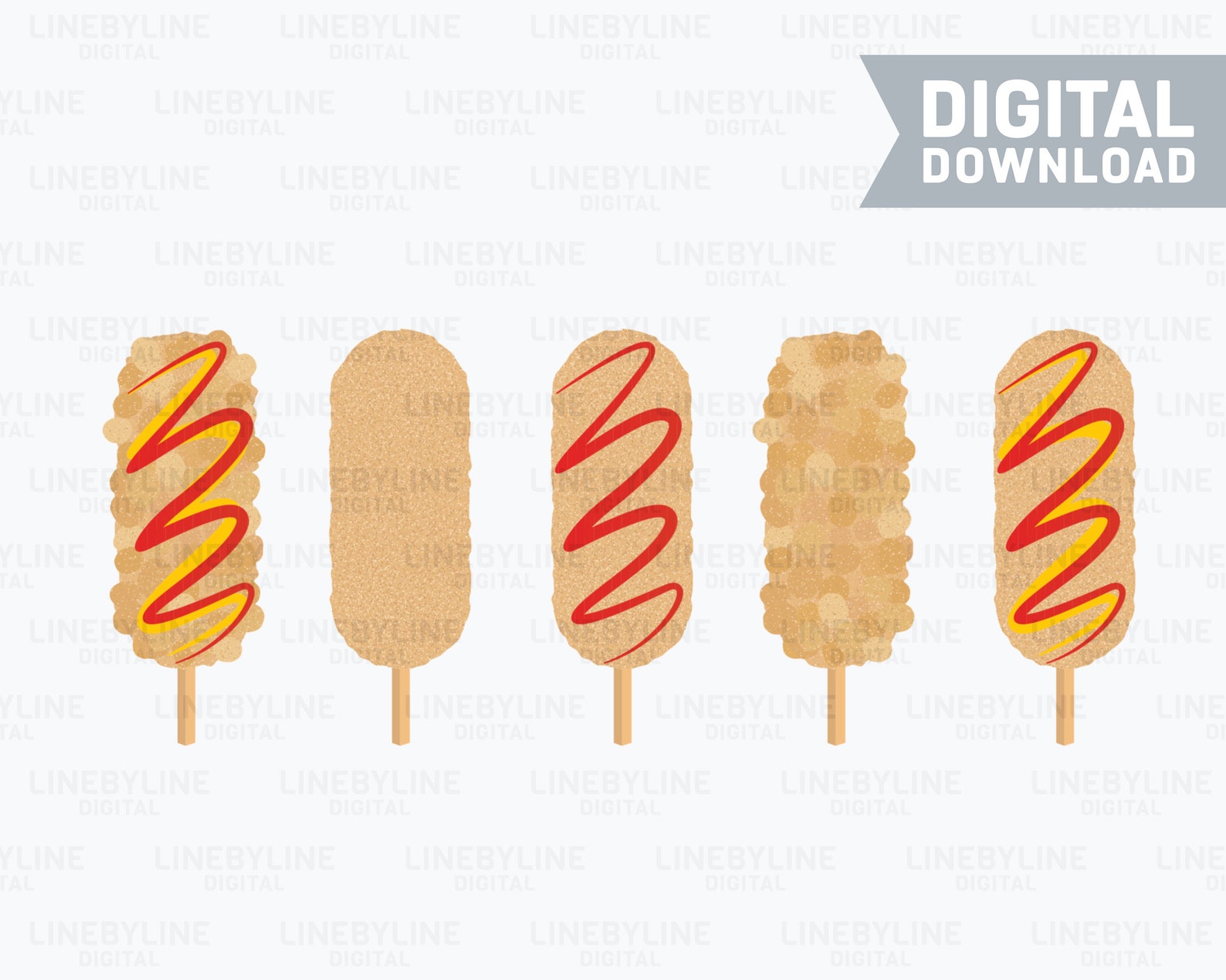 Korean Hot Dog, Korean Hot Dog SVG, Hot Dog Print, Korean Food ...