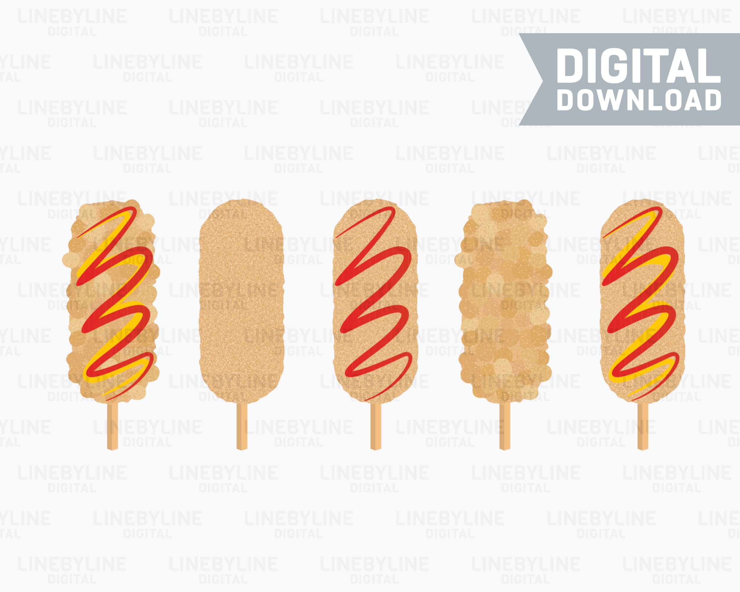 Korean Hot Dog, Korean Hot Dog SVG, Hot Dog Print, Korean Food ...